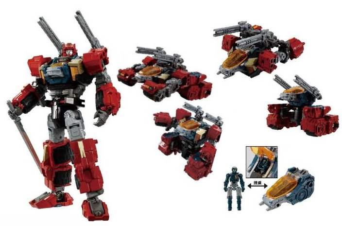 DA-69 Triverse Tridasher Sun Burst Version Exclusive | Diaclone Reboot ...