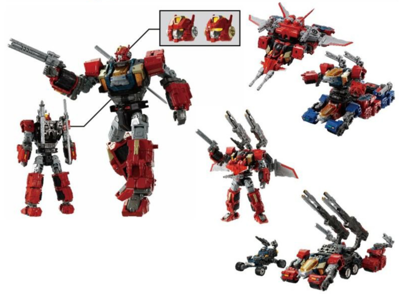 DA-69 Triverse Tridasher Sun Burst Version Exclusive | Diaclone Reboot ...