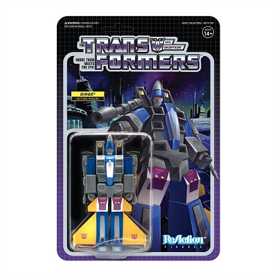 Dirge Figure | Transformers ReAction G1 Generation One | Super7