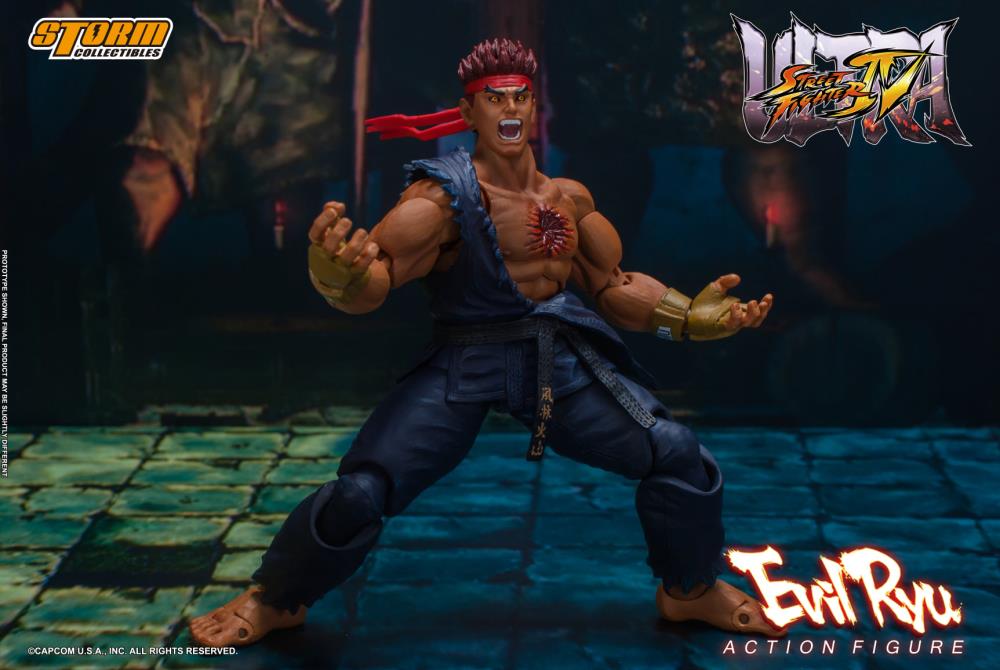 Evil Ryu 1/12 Scale Figure | Ultra Street Fighter IV | Storm Collectibles