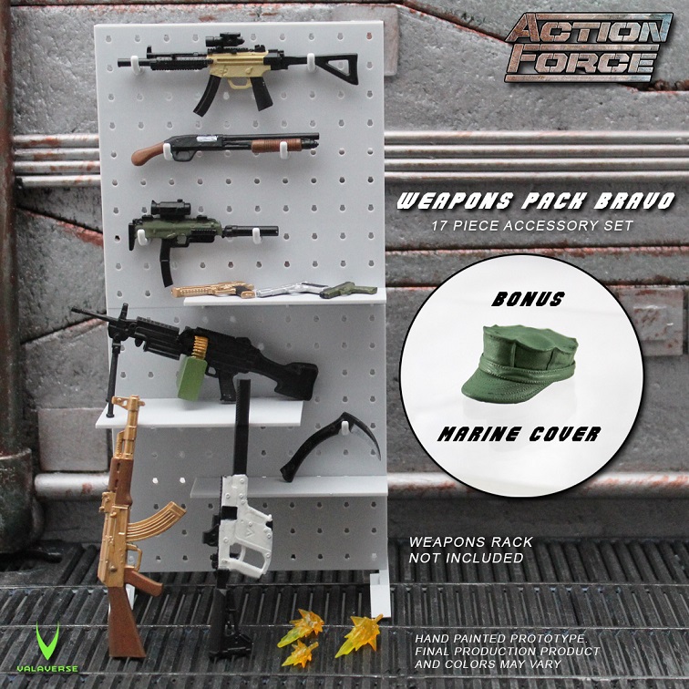 Weapons Gear Pack Bravo Accessory Set 1/12 Scale | Action Force | Valaverse