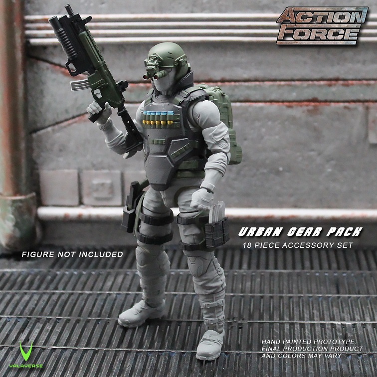 Urban Gear Pack Accessory Set 1/12 Scale | Action Force | Valaverse