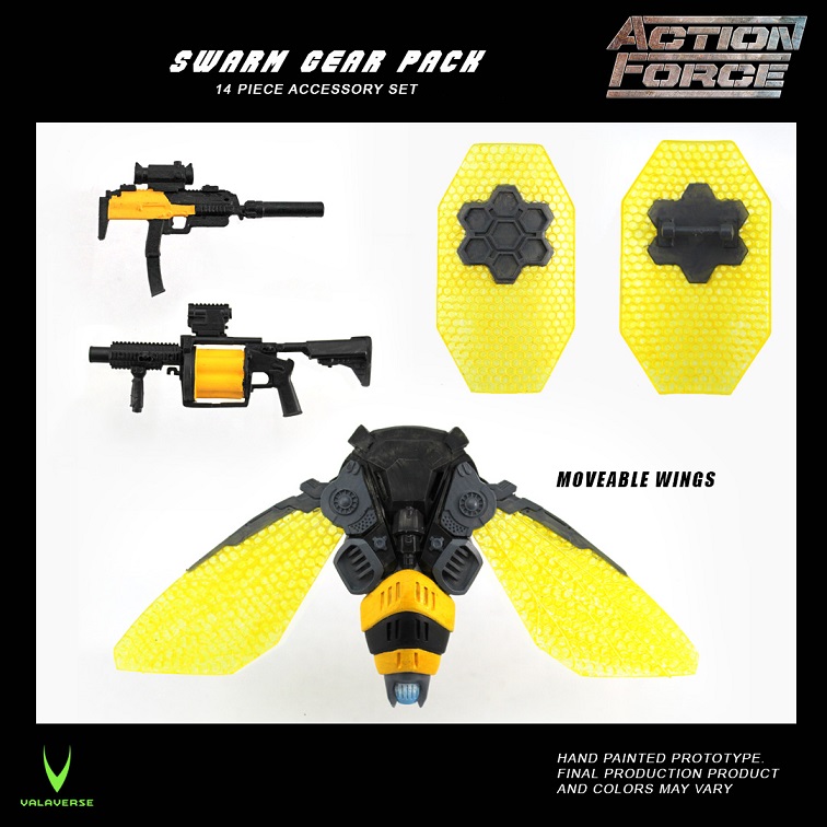 Swarm Gear Pack Accessory Set 1/12 Scale | Action Force | Valaverse