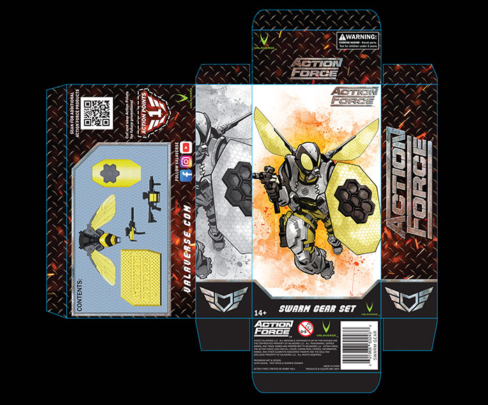 Swarm Gear Pack Accessory Set 1/12 Scale | Action Force | Valaverse