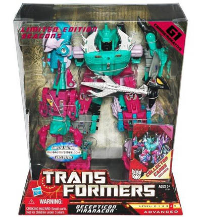 Transformers G1 Decepticon Piranacon Seacons Set | Transformers G1 Reissues
