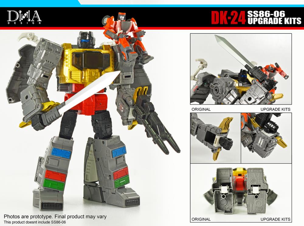 DK-24 Upgrade Kit for Transformers Studio Series 86-06 Grimlock and ...