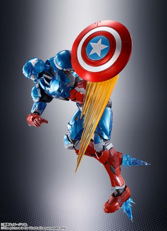 Tech-On Captain America Tech-On Avengers S.H. Figuarts | Bandai ...
