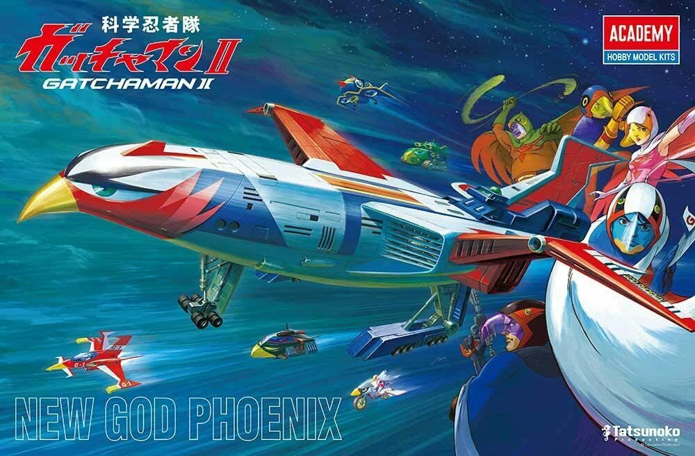 God Phoenix Model Kit with LED | Science Ninja Gatchaman II | Academy ...