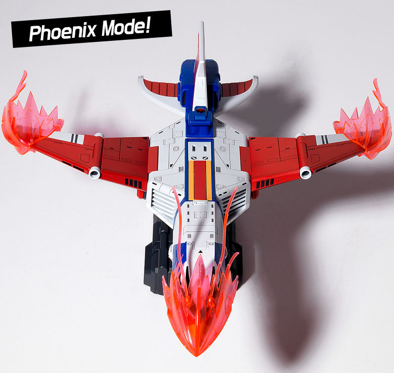 God Phoenix Model Kit with LED | Science Ninja Gatchaman II | Academy ...