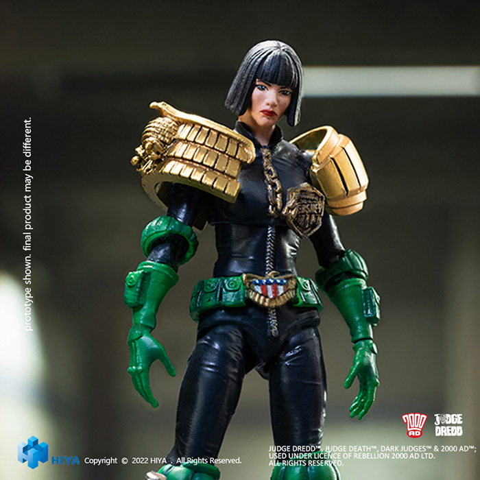 Judge Hershey 1/18 Scale PX Previews Exclusive | 2000 A.D. Judge Dredd ...