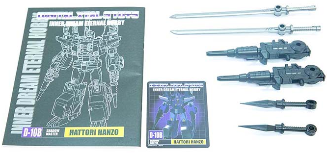 D10B Black Hanzo | DX9 Toys Attila Combiner | TFSource