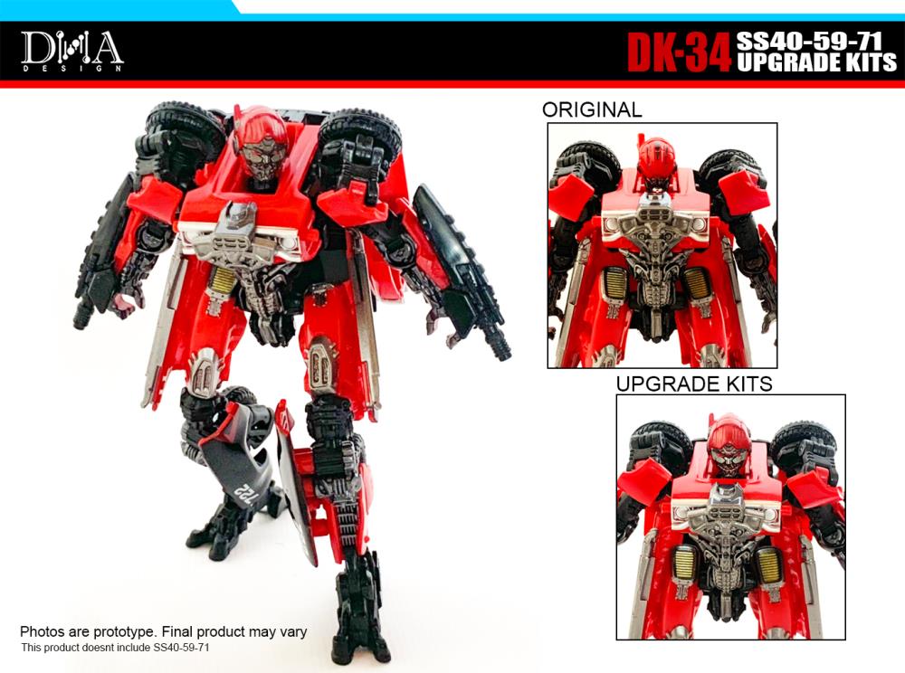 DK-34 Upgrade Kit for Transformers Studio Series 40, SS59, and Studio ...
