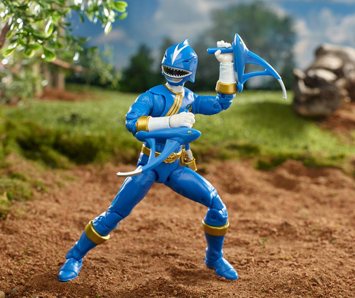 Blue Ranger 6-inch Scale Lightning Collection | Power Rangers Wild ...