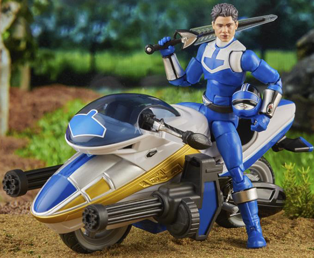 Blue Ranger and Vector Cycle Set Deluxe Lightning Collection | Power ...