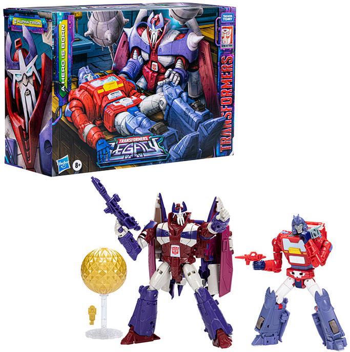A Hero Is Born Set of 2 Legacy Voyager Class | Transformers Generations ...