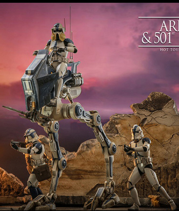 ARF Trooper and 501st Legion AT-RT 1/6th Scale Collectible Set | Hot ...