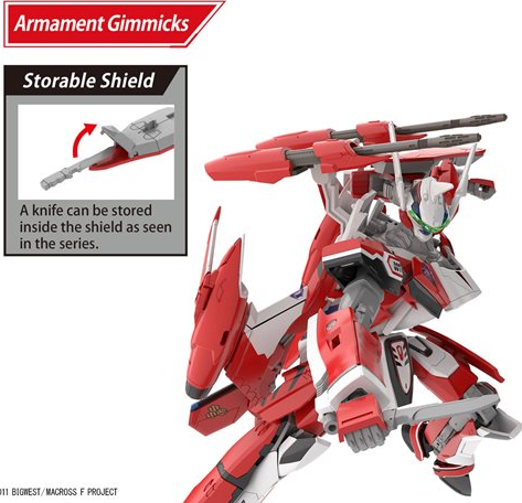 YF-29 Durandal Valkyrie Alto Saotome 1/100 Scale High Grade Model Kit | Macross Frontier ...