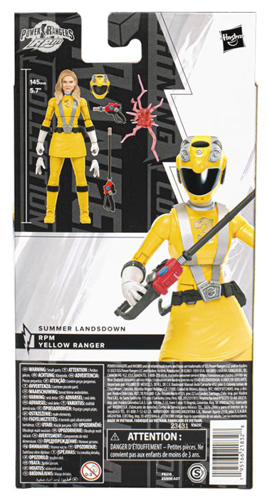 Yellow Ranger 6-inch Scale Lightning Collection | Power Rangers RPM ...