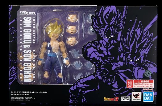 Super Saiyan Son Goku and Super Saiyan 2 Son Gohan S.H. Figuarts ...