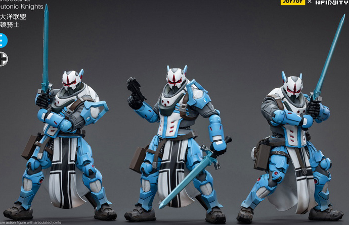 PanOceania Teutonic Knights 1/18 Scale | Infinity Corvus Belli | Joy Toy