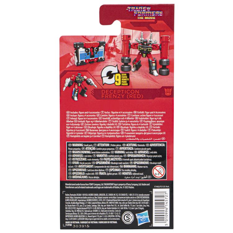 Decepticon Frenzy (Red) Core Class | Transformers Studio Series ...