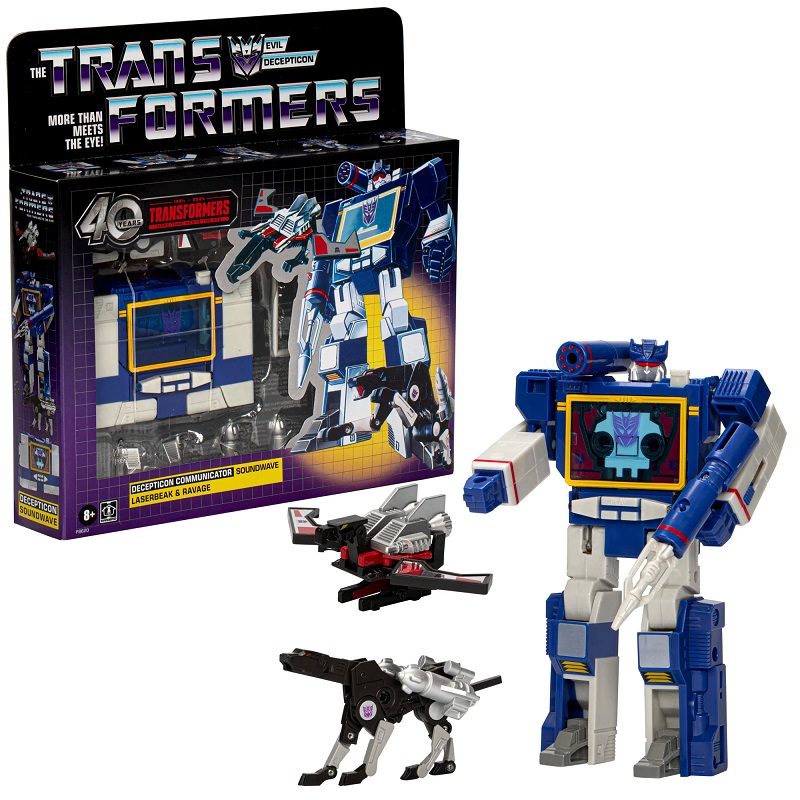 Soundwave, Laserbeak, and Ravage | Vintage G1 Transformers Reissue ...