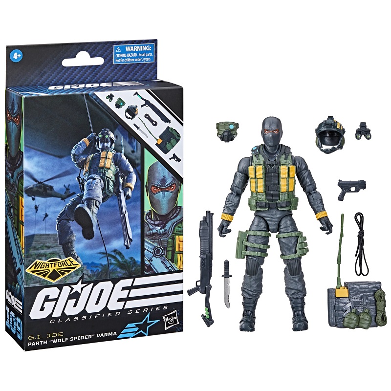 Nightforce Parth 'Wolf Spider' Varma 6-Inch Scale | G.I. Joe Classified ...