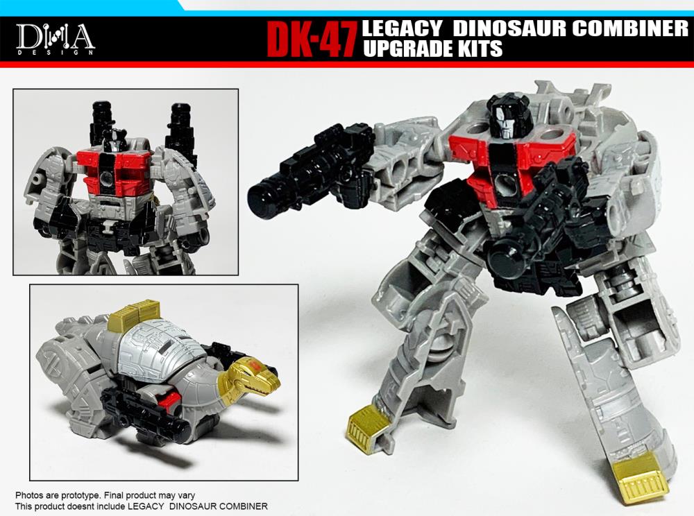 DK-47 Upgrade Kit for Transformers Legacy Dinosaur Combiner Figures ...
