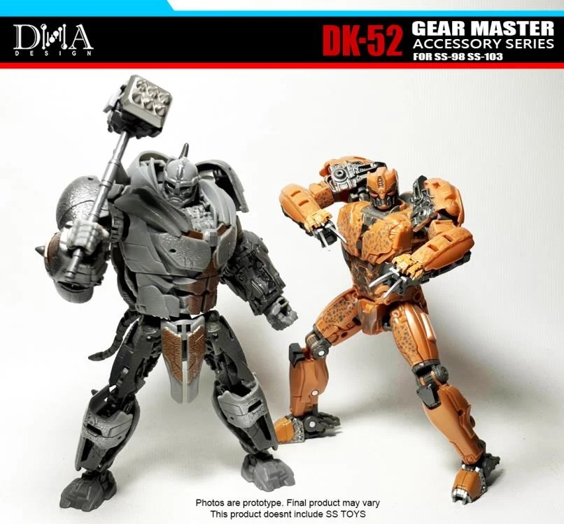 DK-52 Upgrade Kit for Transformers Studio Series 98 Cheetor and 103 ...