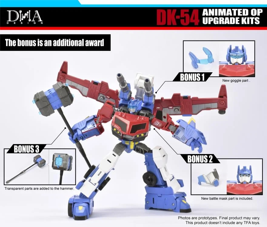 DK-54 Upgrade Kit for Transformers: Legacy United Animated Universe ...
