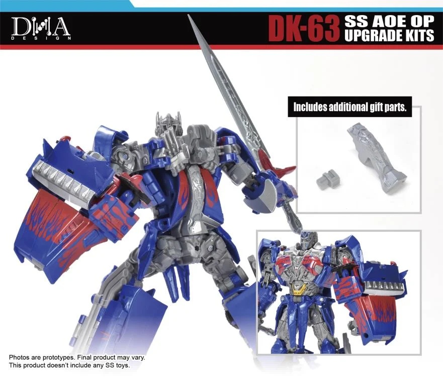 DK-63 Upgrade Kit with Bonus for Transformers: AOE SS Leader Class ...