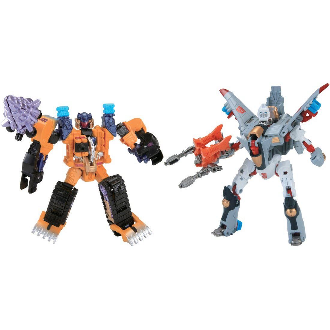 EXP02 Dozer Master vs. Air Master | Transformers United | Takara Tomy