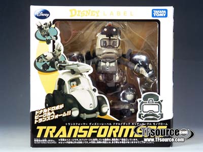 Donald Duck Black and White Version | Transformers Disney Label ...