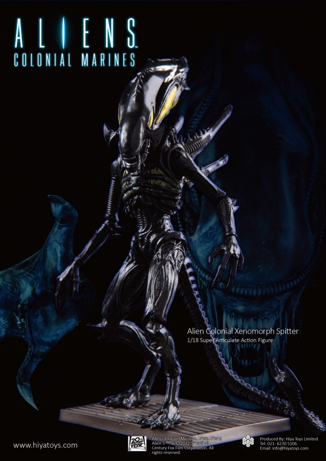 Alien Spitter 1:18 Scale | Aliens | Hiya Toys