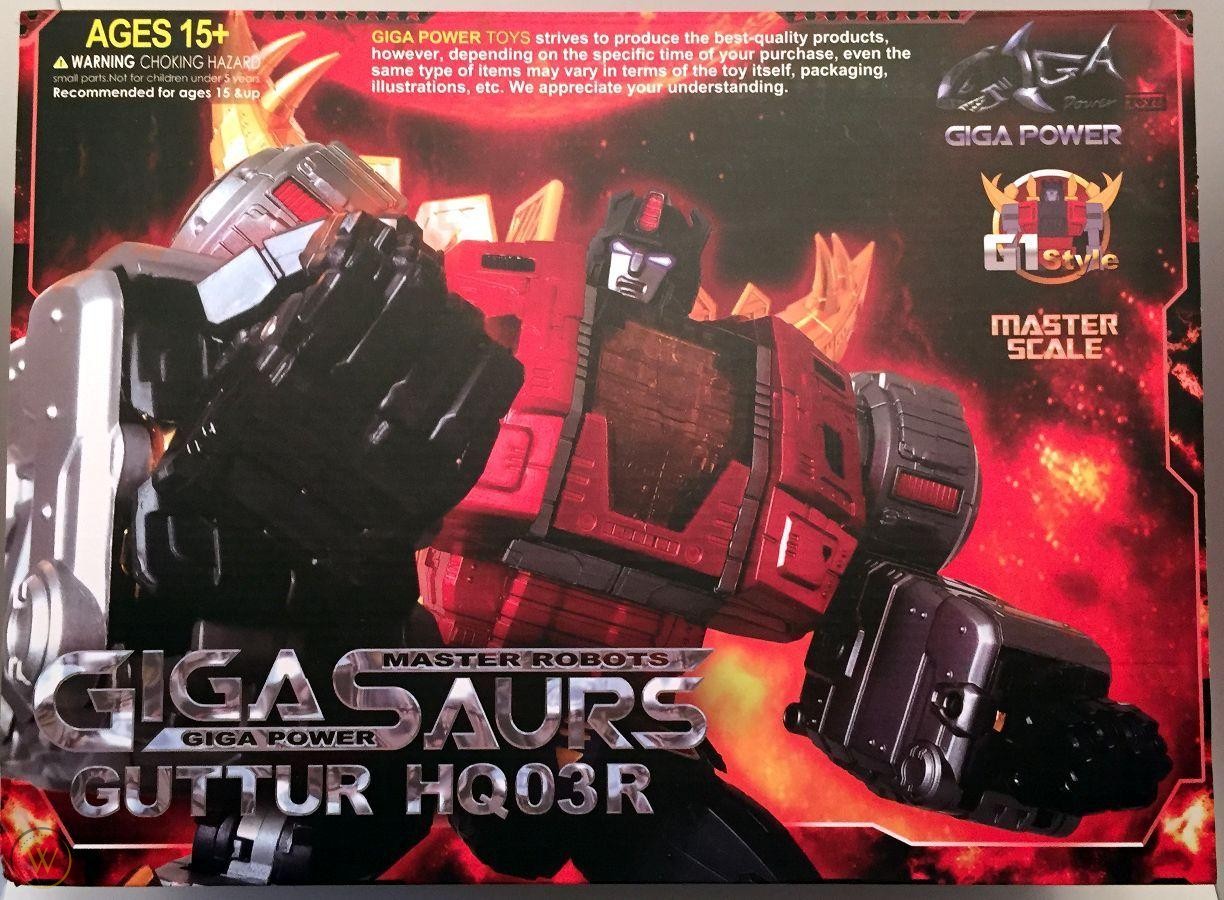 HQ-03R Guttur Chrome Version | GigaPower Gigasaurs | TFSource