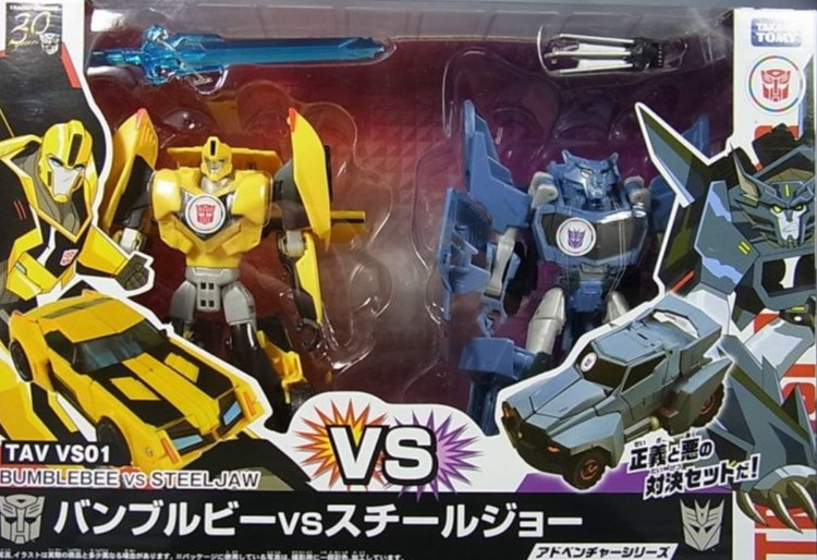 TAVVS01 Bumblebee Vs. Steeljaw | Transformers Adventure | Takara Tomy