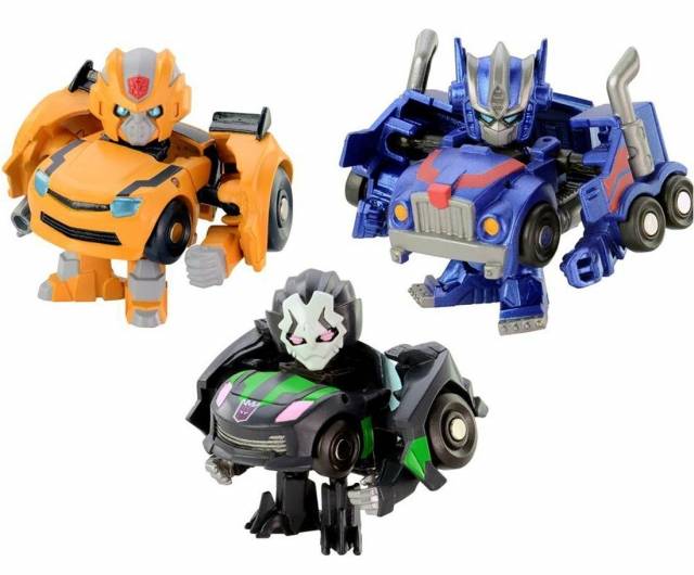 QTFS-01 Anime Shuyaku Set of 3 Figures | Transformers Q-Series | Takara ...