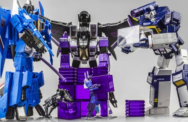 KP-15P E-Nergeon Cubes Set of 6 Purple Version | KFC Toys