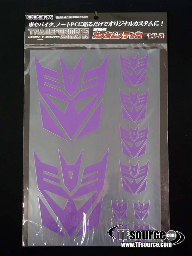 Decepticon Sticker Sheet - 20cm x 30cm - 8 x 12 Inches