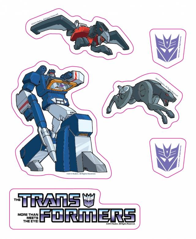 Decepticon Family Pack Car Window Decal | Transformers G1 Generation One