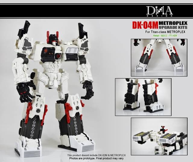 DK-04M Foot Upgrade Kit for Transformers Generations Titan Metroplex ...