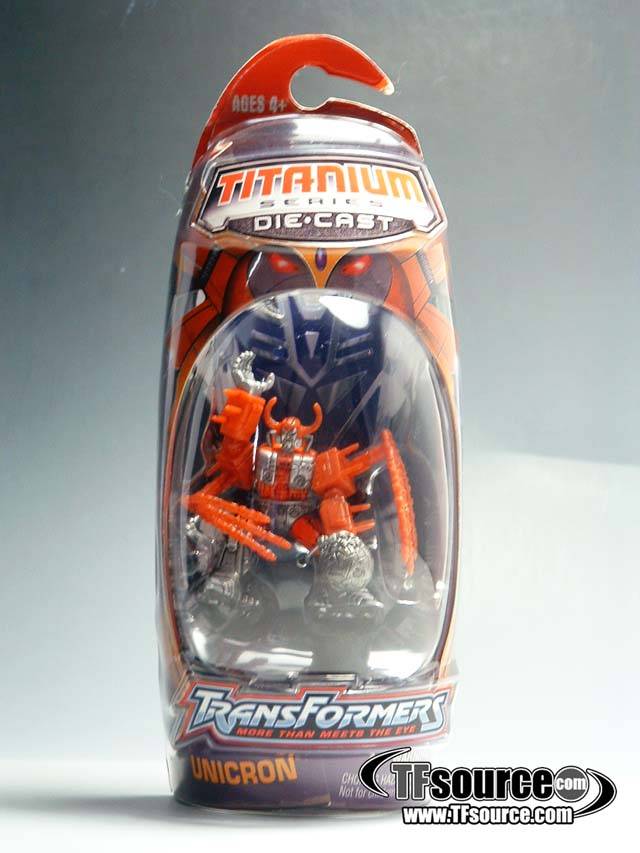 Unicron 3-Inch | Transformers Titanium Robot Masters | Hasbro