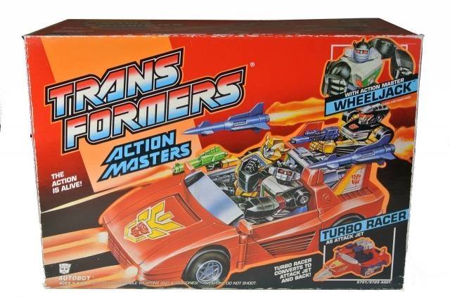 Transformers G1 - Action Master Turbo Racer w/Wheeljack - MIB