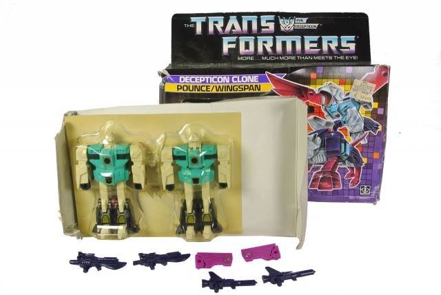 Transformers G1 - Pounce and Wingspan - MIB