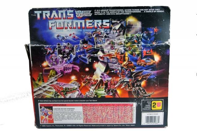 Transformers G1 - Grotusque - MIB
