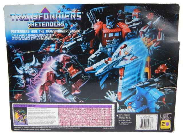 Transformers G1 - Pretender Snarler - MIB