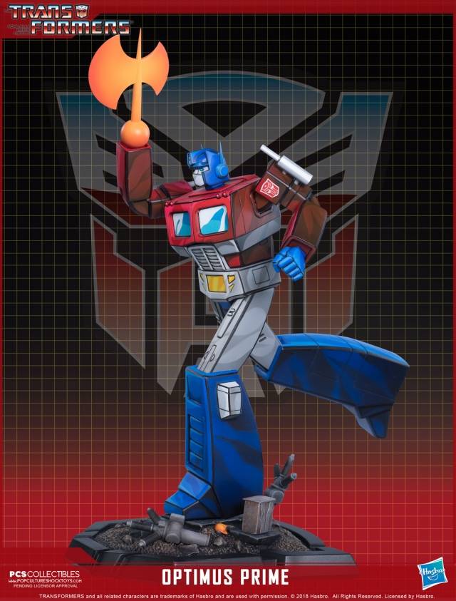 Optimus Prime Statue Classic Scale | Transformers G1 Generation One ...