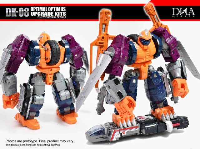 DK-08 Upgrade Kit for Transformers Power of the Primes Optimal Optimus ...