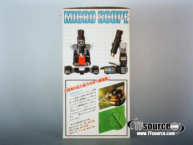 Microscope Black Perceptor | Microchange Pre Transformers | Takara