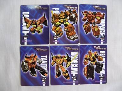 TF Tech Specs - Collectors Cards - Deck B!